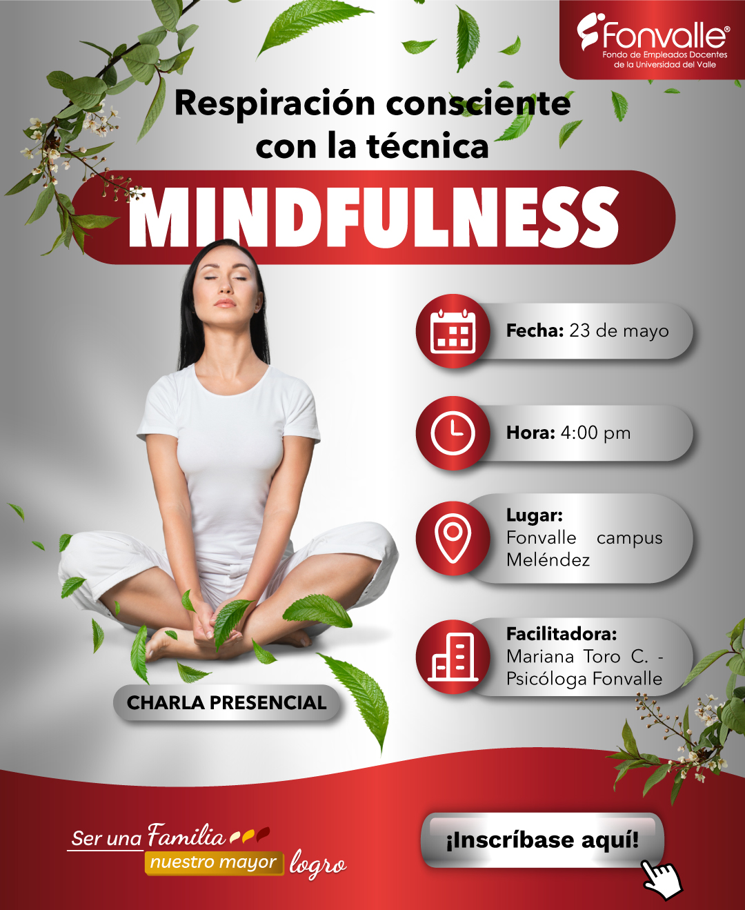 Respiración consciente con la técnica Mindfulness – Fonvalle